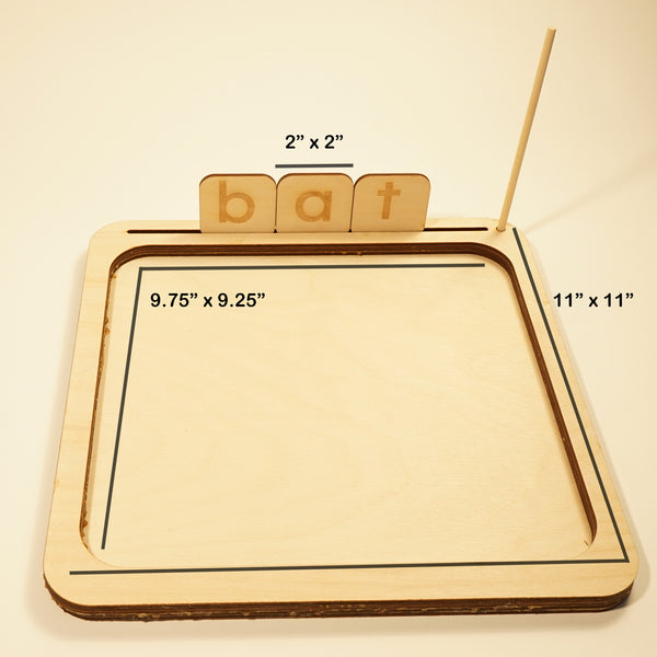 All-Natural Wood Writing Trays – Jurassic Sands